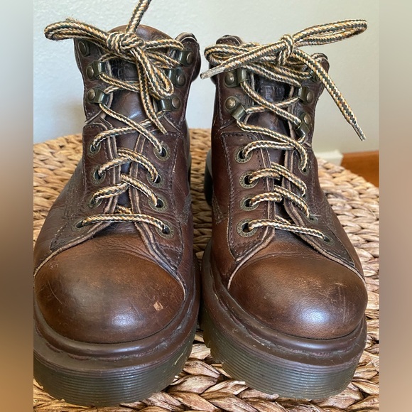 Dr. Martens | Shoes | Vintage Doc Martens Air Wair Bouncing Soles Brown ...